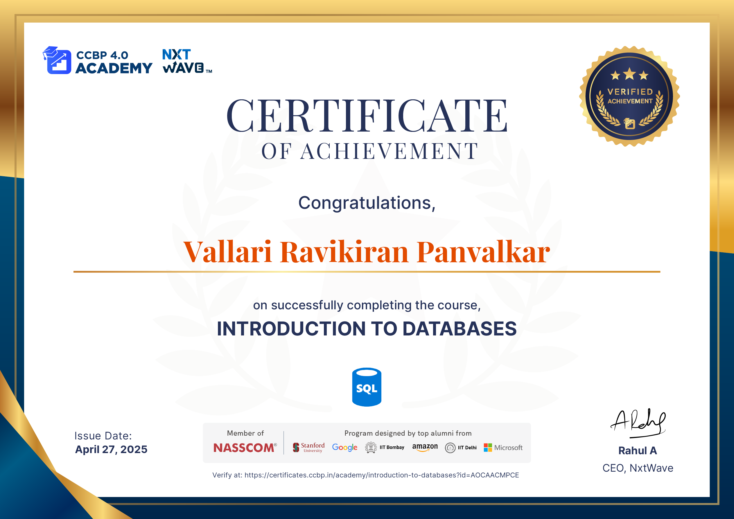 Vallari Panvalkar - Member at Airnova | LinkedIn